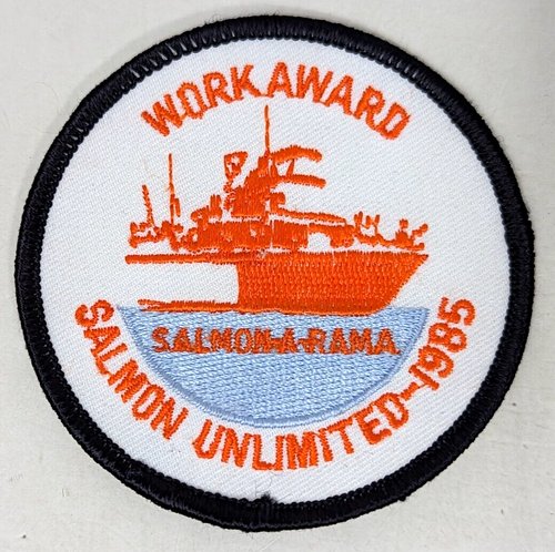 VTG 1985 Salmon Unlimited Salmon-A-Rama Work Award Racine WI Fishing ...