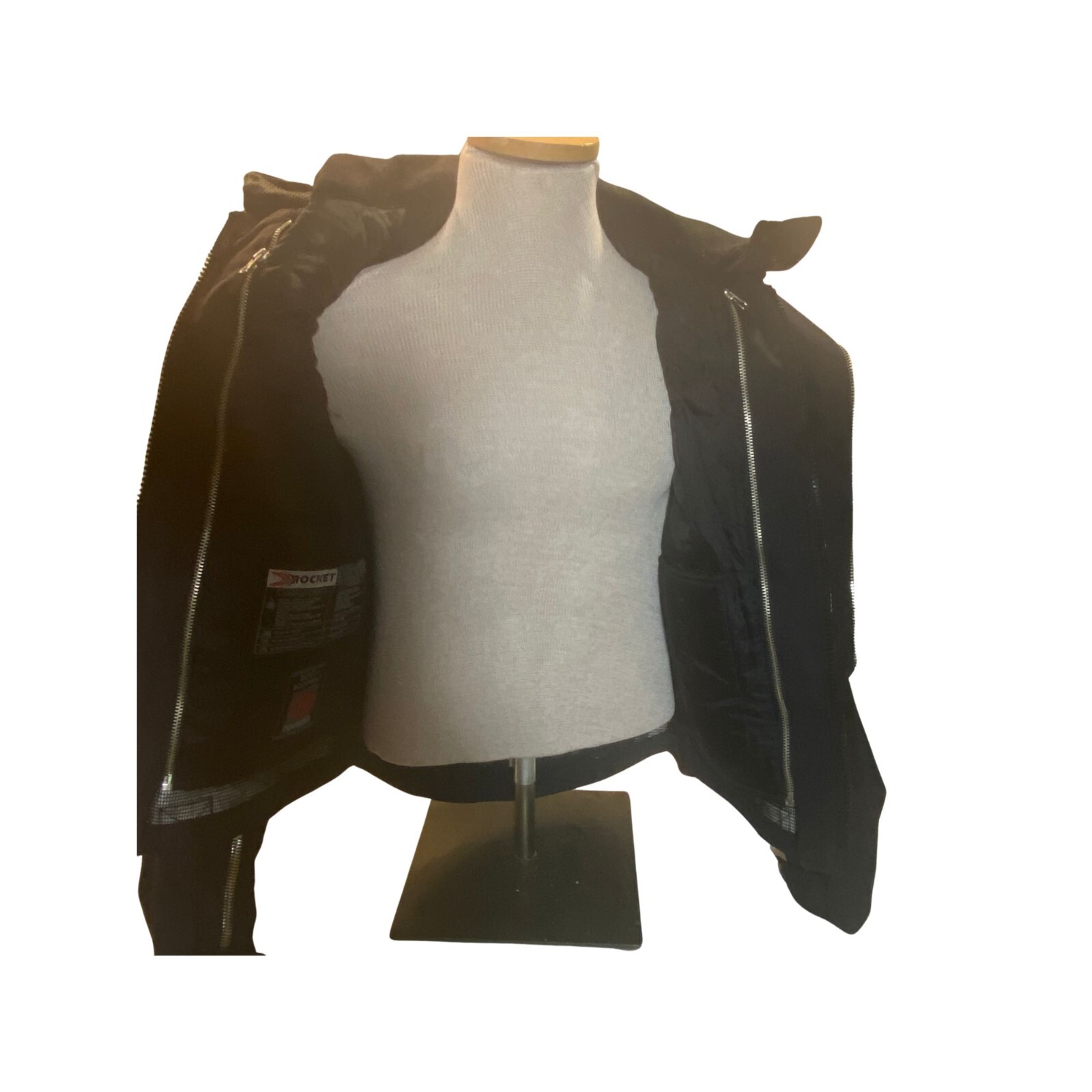 Joe Rocket Ballistic Series Black Motorcycle Riding Jacket Padded Small ...