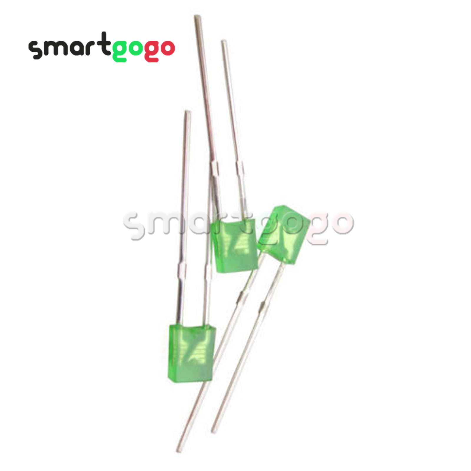 LED Diodes 2x3x4mm 2x5x7mm Water Clear Diffused Colours Rectangle ...