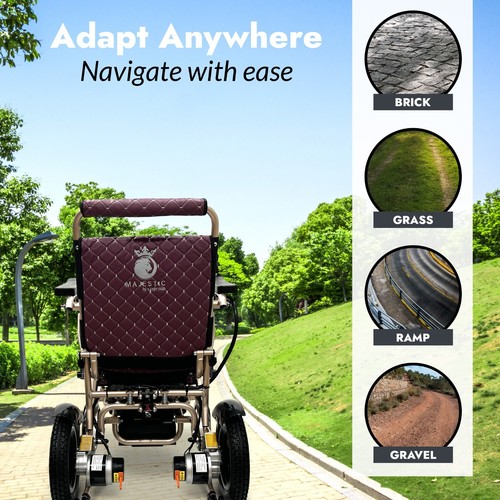 2025 Electric Wheelchair Lightweight All Terrain Fold and Travel | eBay