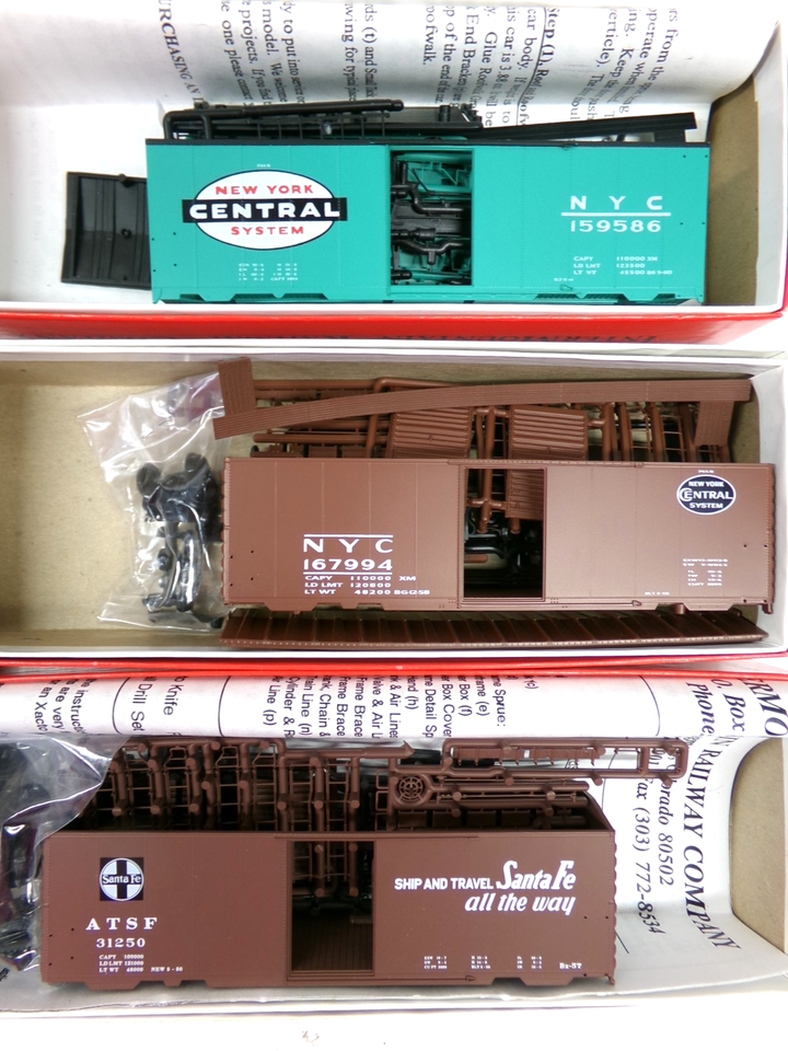 (6) HO InterMountain freight car kits in original boxes (lot 2715) | eBay