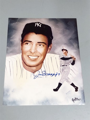 8X10 FULL COLOR AUTOGRAPHED BY JOE DIMAGGIO | eBay