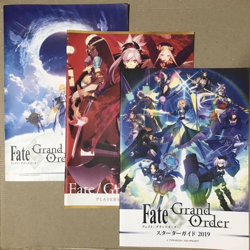 Fate Grand Order FGO Guidebook 3 Types AnimeJapan 2017 2018 2019 | eBay