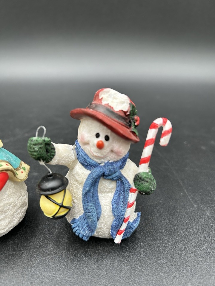 Snowman Nativity Igloo 8 Pieces Christmas Decor Resin Advent | eBay