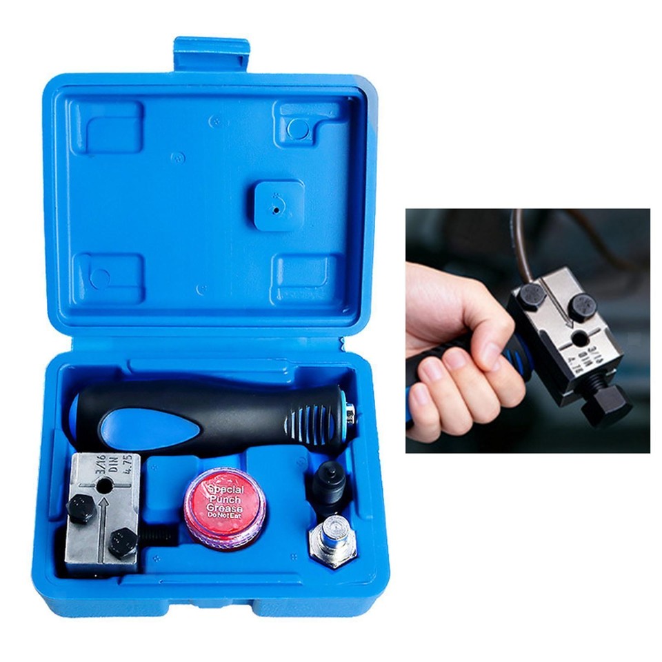 Brake Line Flaring Tool Kit Auto Car Repair Tube Tool Truck Vehicles 3/ ...