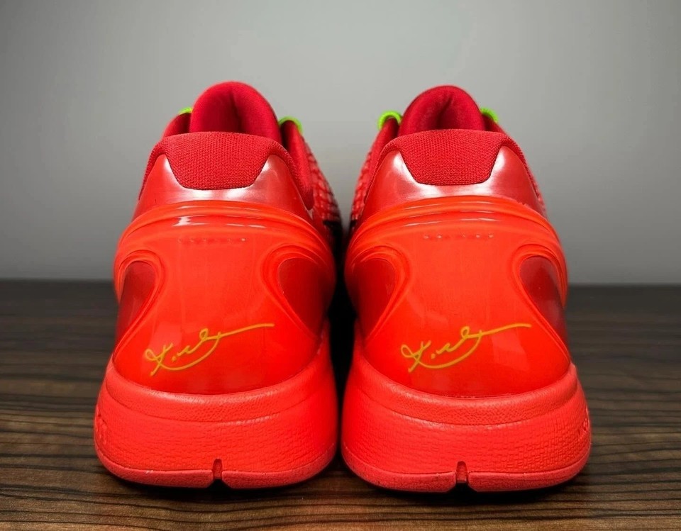 Nike Zoom Kobe 6 Protro 'Reverse Grinch' Red FV4921-600 Men’s | eBay