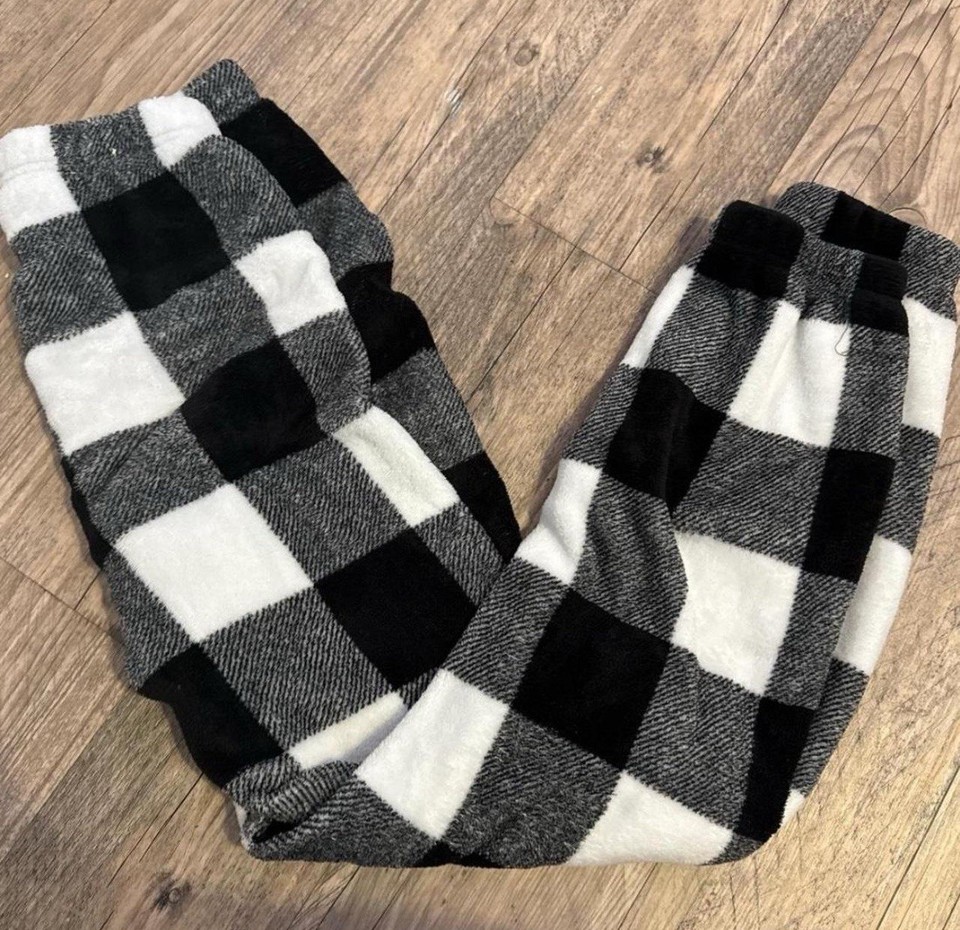 Plain Plaid Baggy Pajamas Men's Pants Sleepwear | eBay