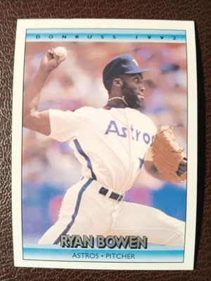 RYAN BOWEN HOUSTON ASTROS 1992 DONRUSS BASEBALL CARD #671 | eBay