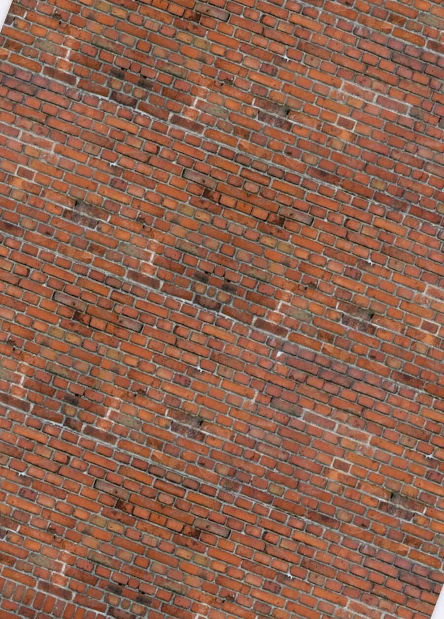 1/18 Rustic Red Brick Walling ( 5 sheets) Portrait 0291 | eBay UK