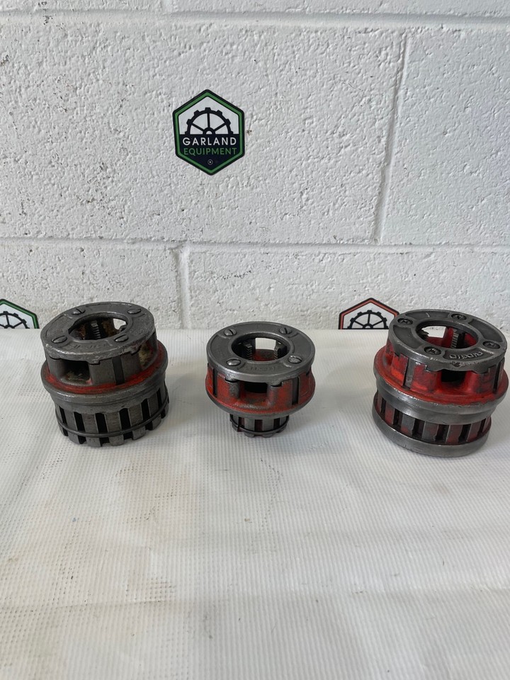 Ridgid Exposed Rachet Threader Set 17 Pieces, Ratchet Threader & Strap ...