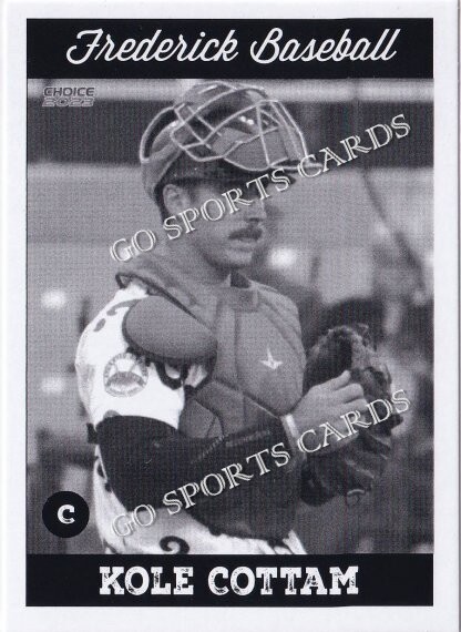 2023 Spire City Ghost Hounds Frederick Kole Cottam RC Rookie ...