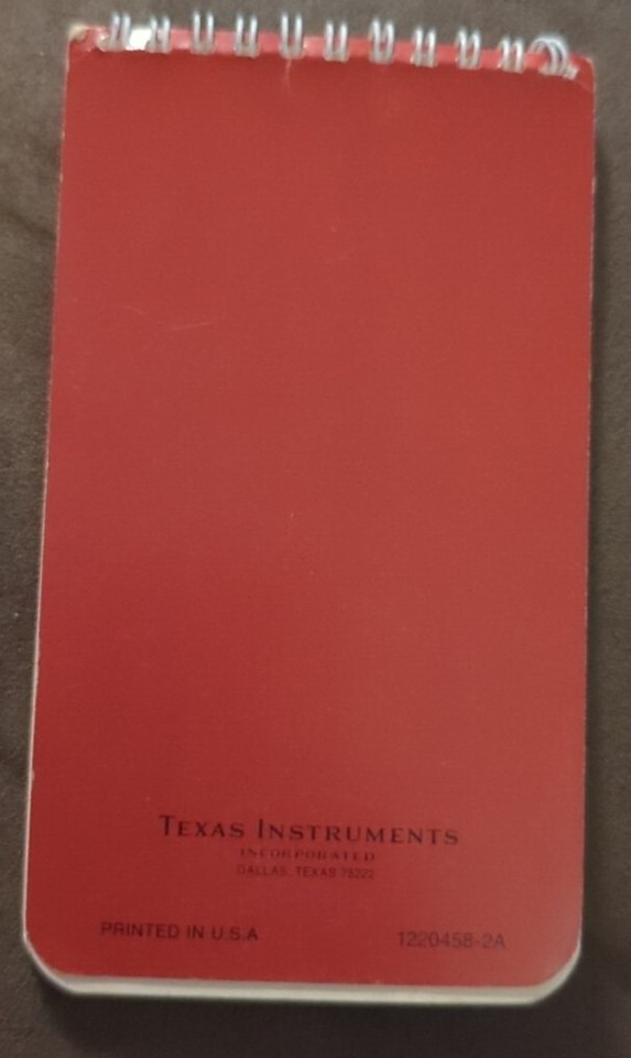 Rare Vintage Texas Instruments TI SR-52 Slide Rule Calculator Owners ...