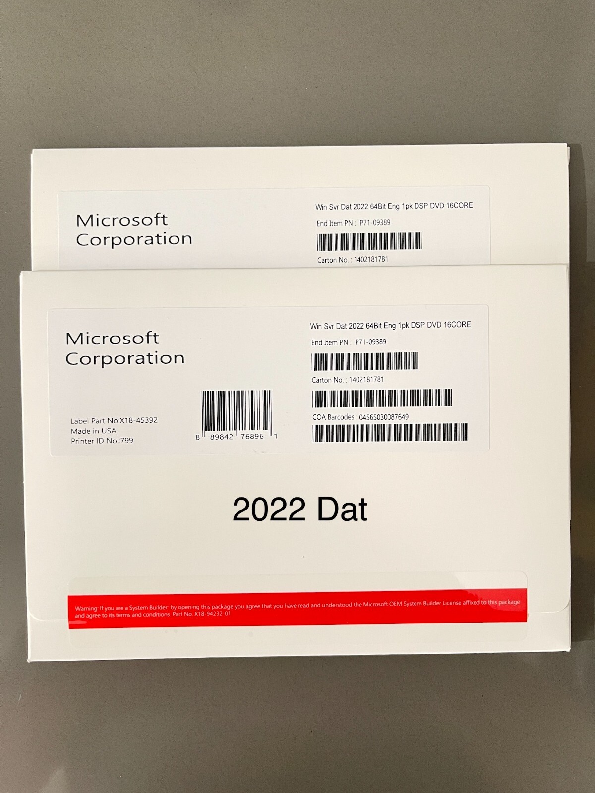 Microsoft Windows server 2019/2022 datacenter 64Bit 16 Core License Key ...