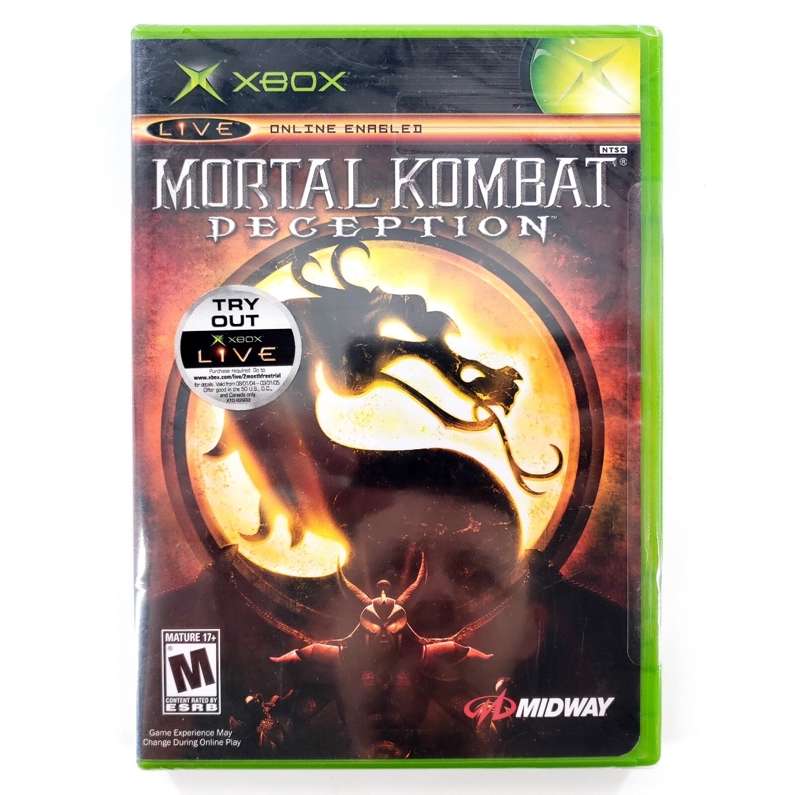 Mortal+Kombat%3A+Deception+%28Microsoft+Xbox%2C+2004%29 for sale online ...