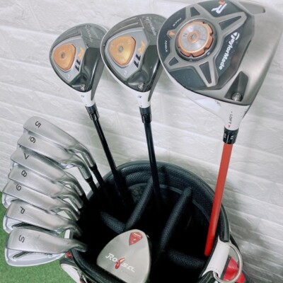 Taylormade Club Set 1W 3W 5W 5-9i Pw Sw PT 11pc RH S & SR Graphite Men ...