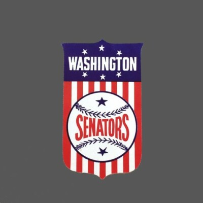 Antique Vintage WASHINGTON SENATORS Restoration Decal from Original ...