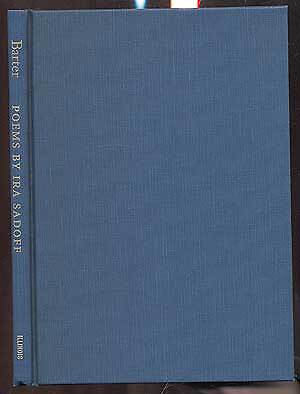 Ira SADOFF / Barter Poems 1st Edition 2003 | eBay