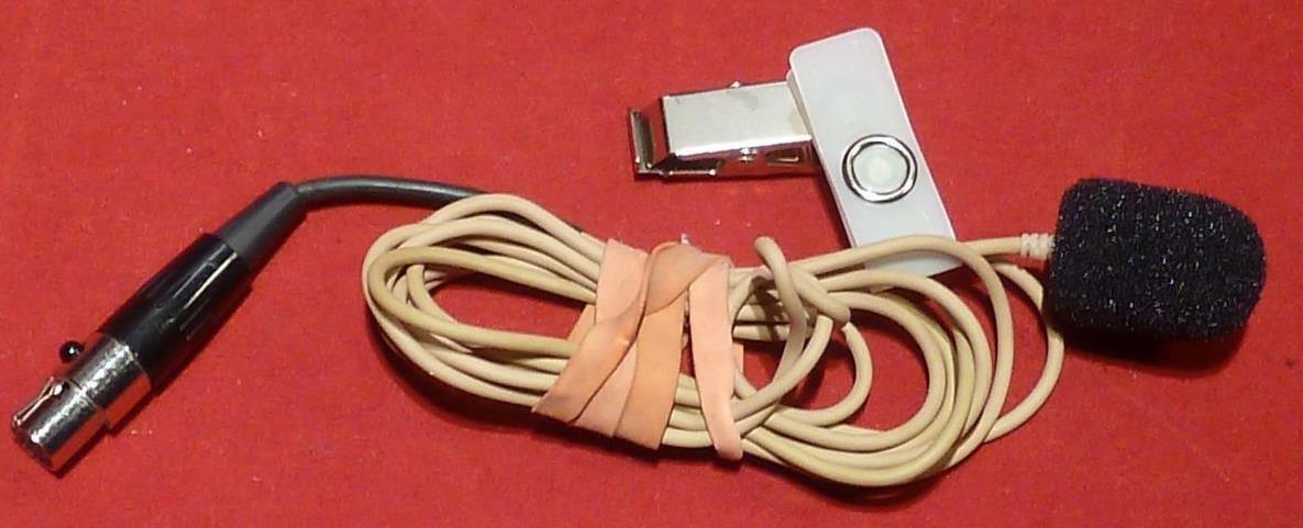 SENNHEISER ME-104 CARD/MINIATURE WIRELESS CONDENSER MICROPHONE W/ TA4-F ...