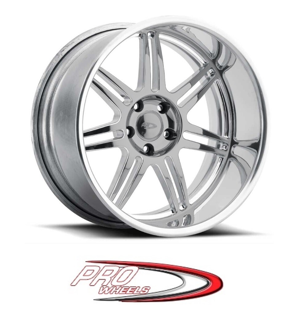FORGED PRO TOURING WHEELS RIMS BRUSHED POLISHED LINE SPECIALTIES 20X8.5 ...