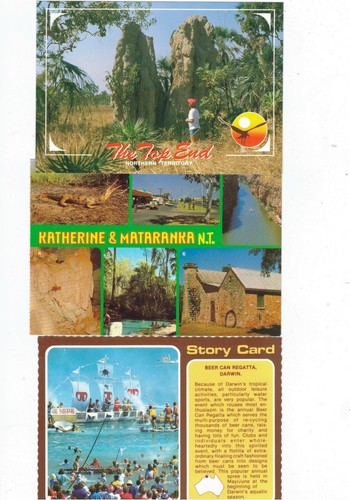 Australia Postcard, DARWIN, KATHERINE & MATARANKA NT (3 cards) | eBay
