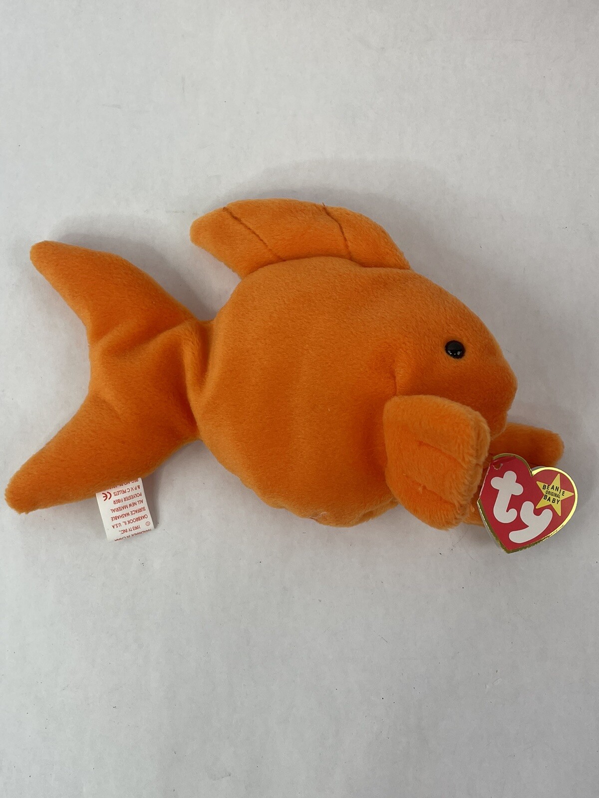 Ty Beanie Baby Goldie the Goldfish 1993 PVC With Tags | eBay