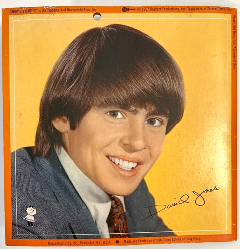 1967 "THE MONKEES" ORIGINAL HASBRO "DAVY JONES" SHOW BIZ BABIES DISPLAY ...