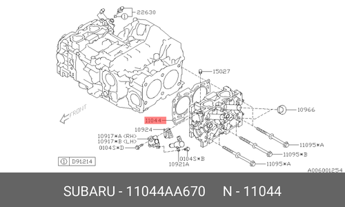 Genuine OE Gasket-Cylinder Head 11044AA670 for Subaru 11044-AA670 | eBay.de