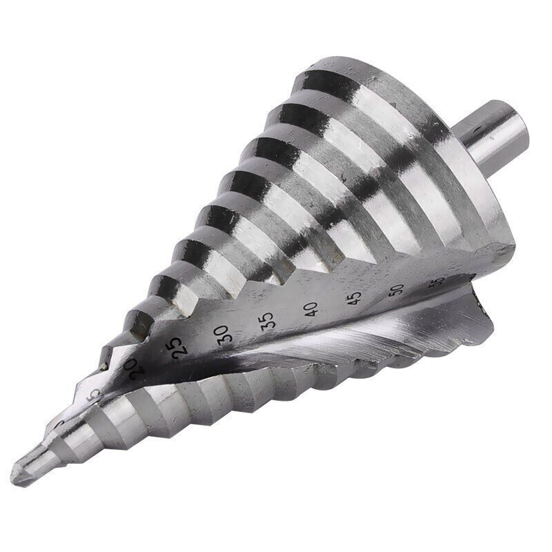 6-60MM 12 Step Titanium Coated HSS Spiral Groove Step Cone Drill Hole ...