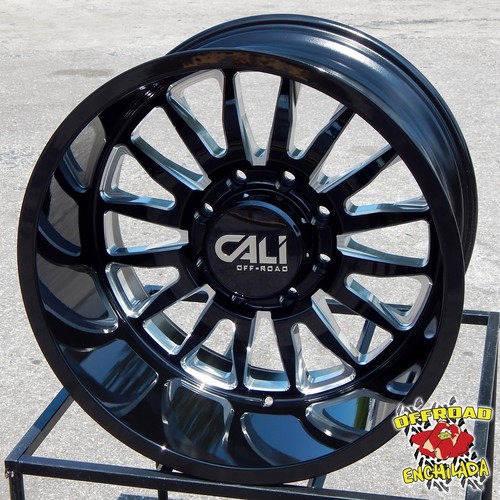 4/ 20x12" 6x5.5" Black Cali Offroad Summit Wheels Rims GMC Ram 1500 ...