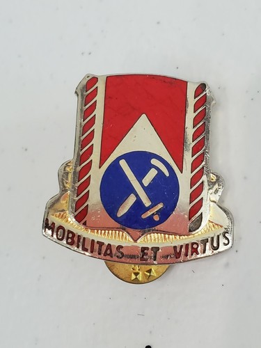 US Army 710th Support Battalion Unit Crest (Mobilitas Et Virtus) Dress ...