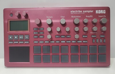 Korg electribe sampler Metallic Red ELECTRIBE2S Music Production ...