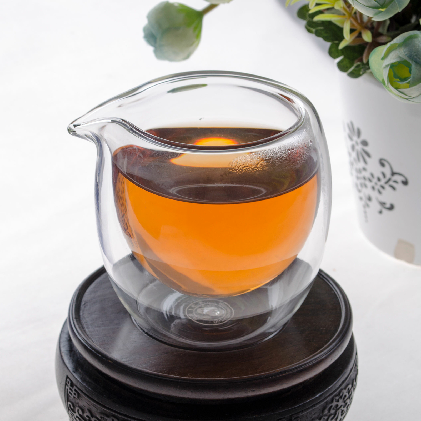 Crystal Clear Glass Fair Mug China Kungfu Teacup Pitcher also Called ...