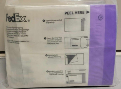 FedEx Shipping Large Pouches 100 in each 8x11 - 100 Total | eBay