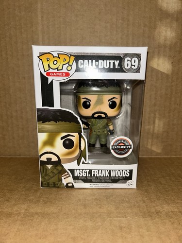 Funko Pop! Vinyl: Call of Duty MSGT Frank Woods #69 GameStop Exclusive ...