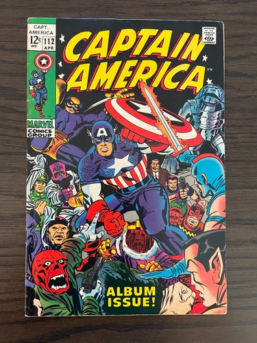 CAPTAIN AMERICA #112 1969 MARVEL COMICS | eBay