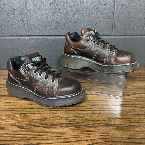 Dr. Martens Brown Platform Oxfords Women’s 7 Y2K Grunge Chunky Docs | eBay