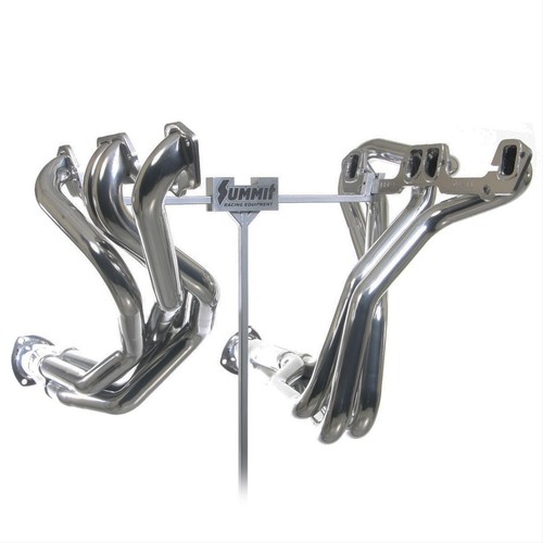 Summit Racing Small Block Mopar 1 5/8 Silver Ceramic Headers G9140 ...