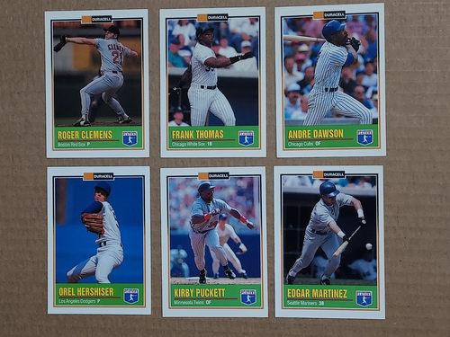1993 Duracell Power Players Series I 24 Baseball Card Mail-in set w ...