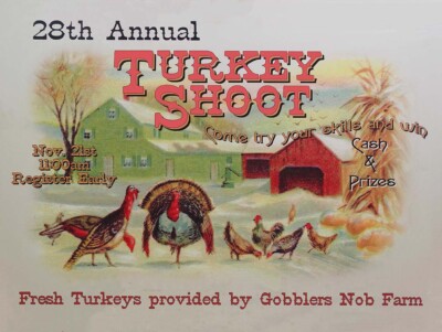 Turkey Shoot Farm Fresh Turkeys for Thanksgiving Metal Sign | eBay