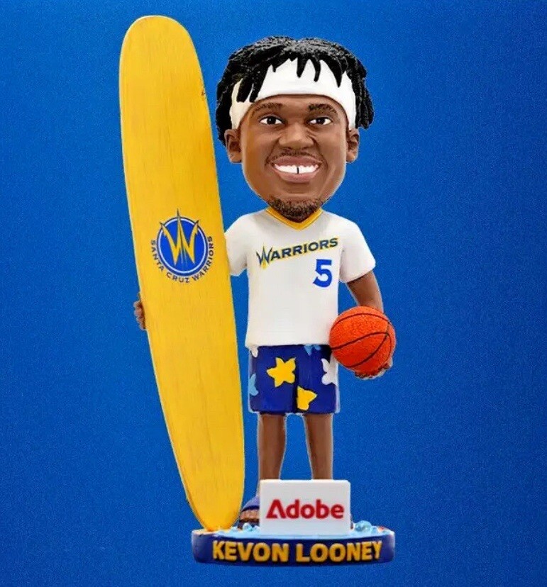 Santa Cruz Warriors Kevon Looney Longboard Bobblehead SGA Golden State ...