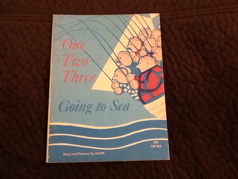 1971 One Two Three Book Going To Sea Alain Scholastic | eBay