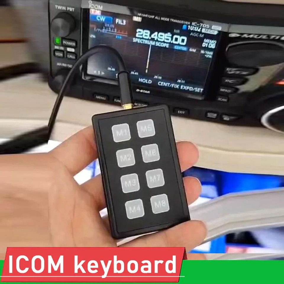 ICOM Radio Shortcut Control Keyboard for IC-705 IC-7300 SSB CW RTTY ...