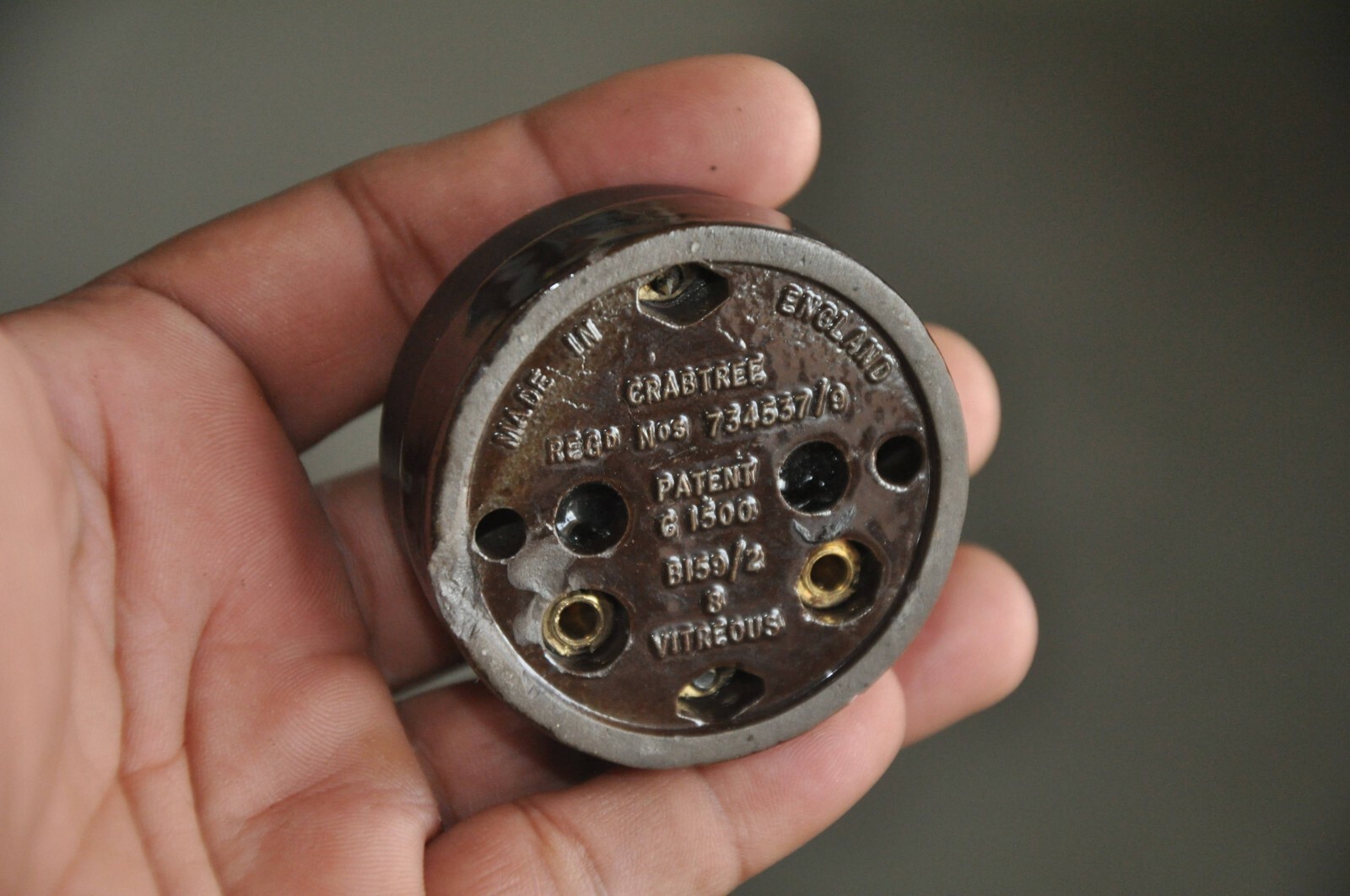 6 Pc Vintage Crabtree Bakelite & Ceramic Victorian Electric Switches ...