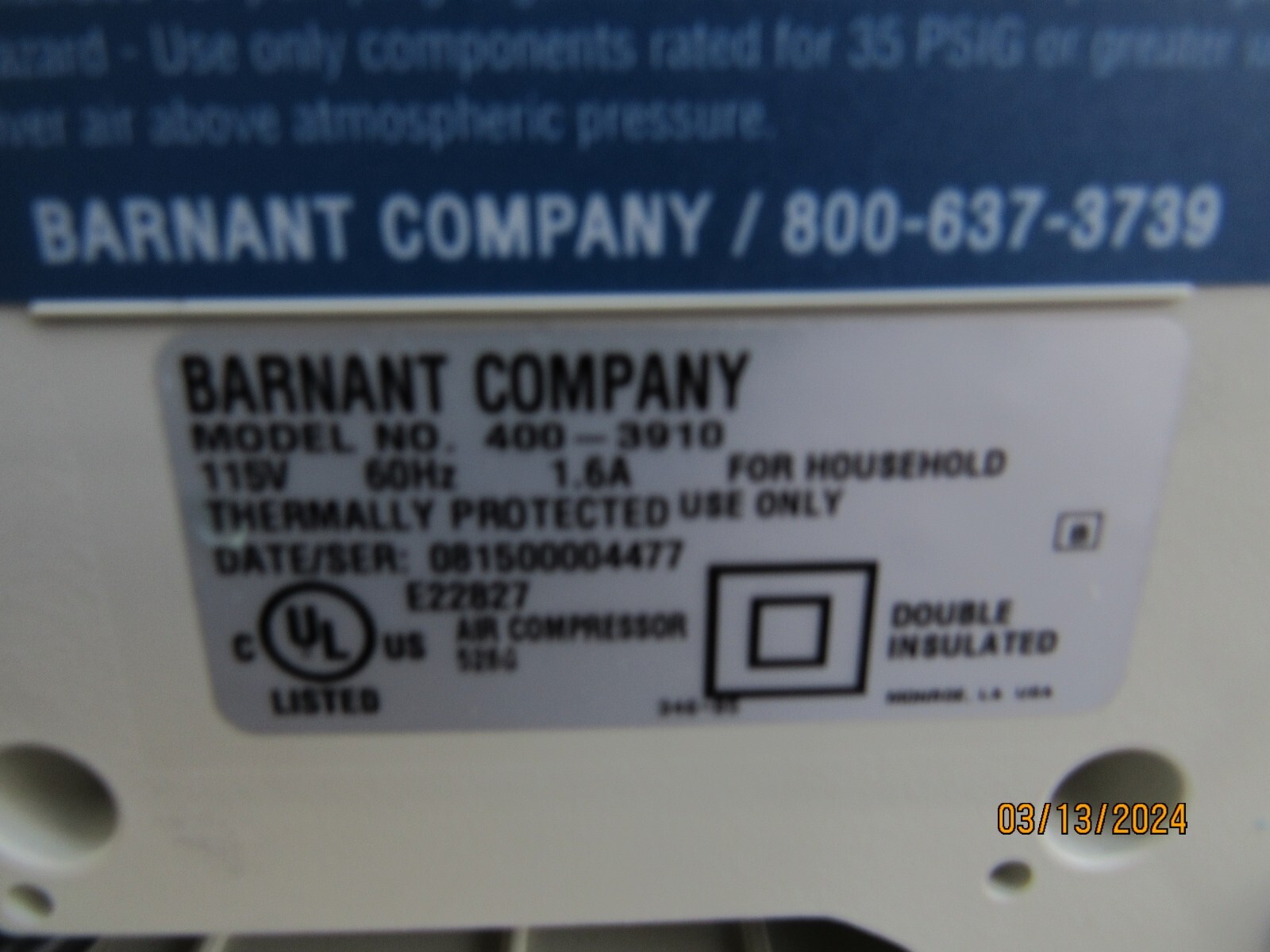 Barnant Company 400-3910 Vacuum Pressure Station for sale online | eBay