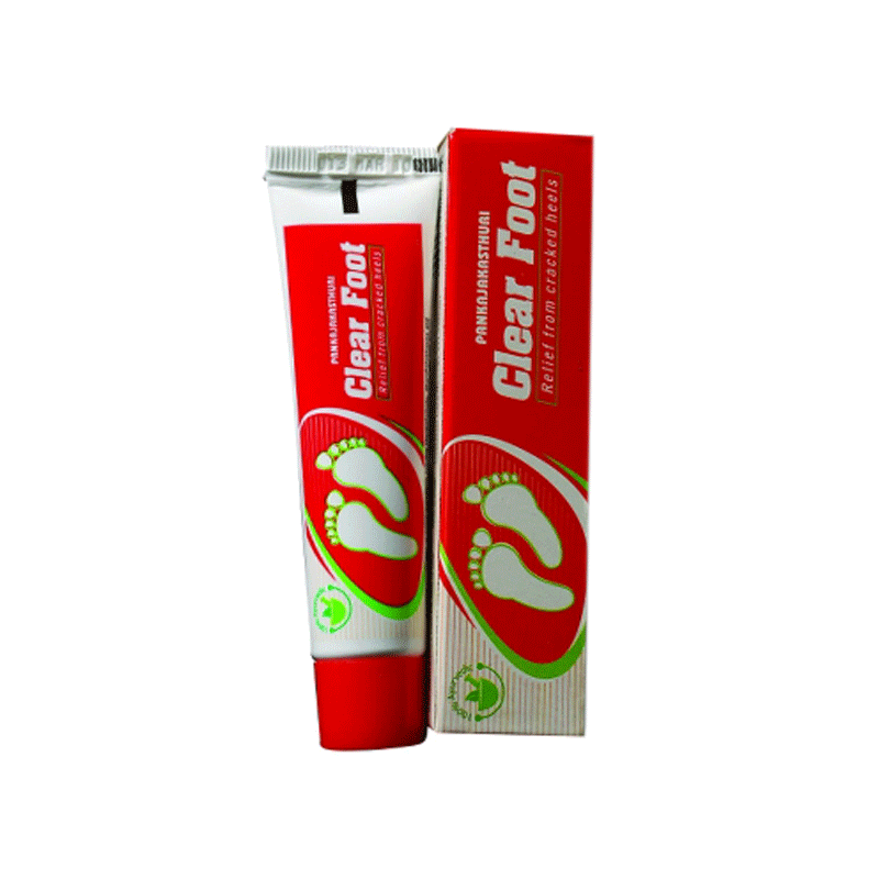 Pankajakasthuri Clear Foot Ointment Relief from Cracked Heels (2 X 25gm ...