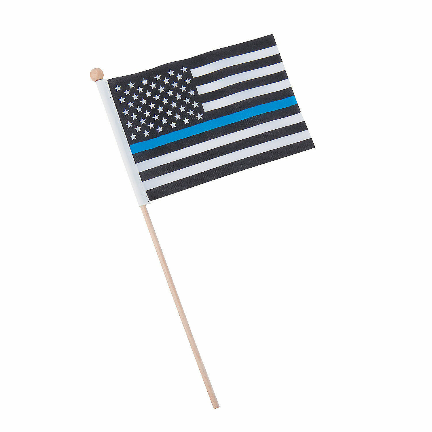 TKM Creativity Thin Blue Line Small Flags 6" X 11" Party Decor 12 ...