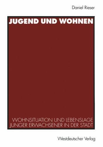 Jugend und Wohnen by Daniel Rieser (1997, Trade Paperback) for sale ...