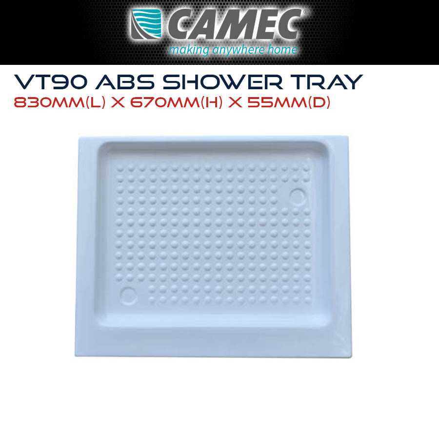 Camec VT90 Caravan Shower Tray 695mm L x 540mm W x 53mm D RV Outdoor Motorhome | eBay