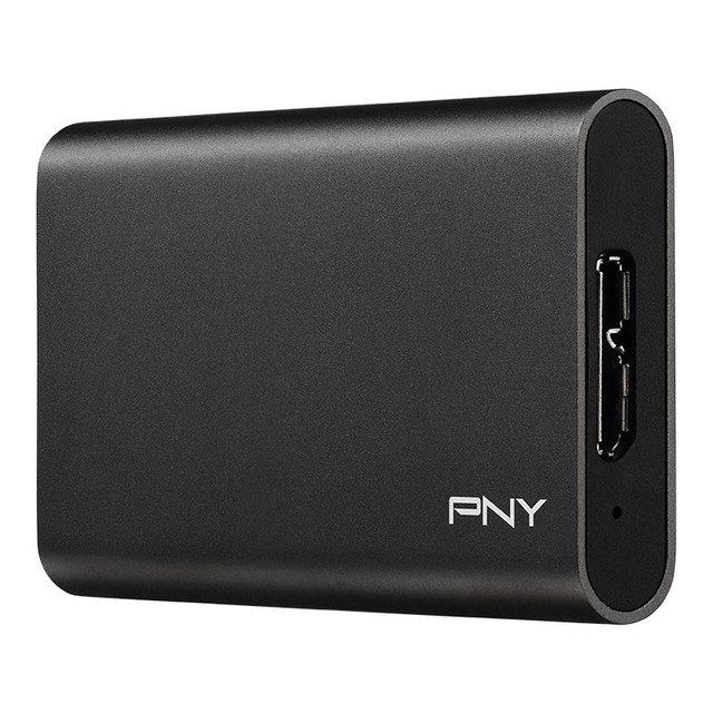 PNY Elite CS1050 480 GB Portable External SSD (PSD1CS1050-480-FFS ...