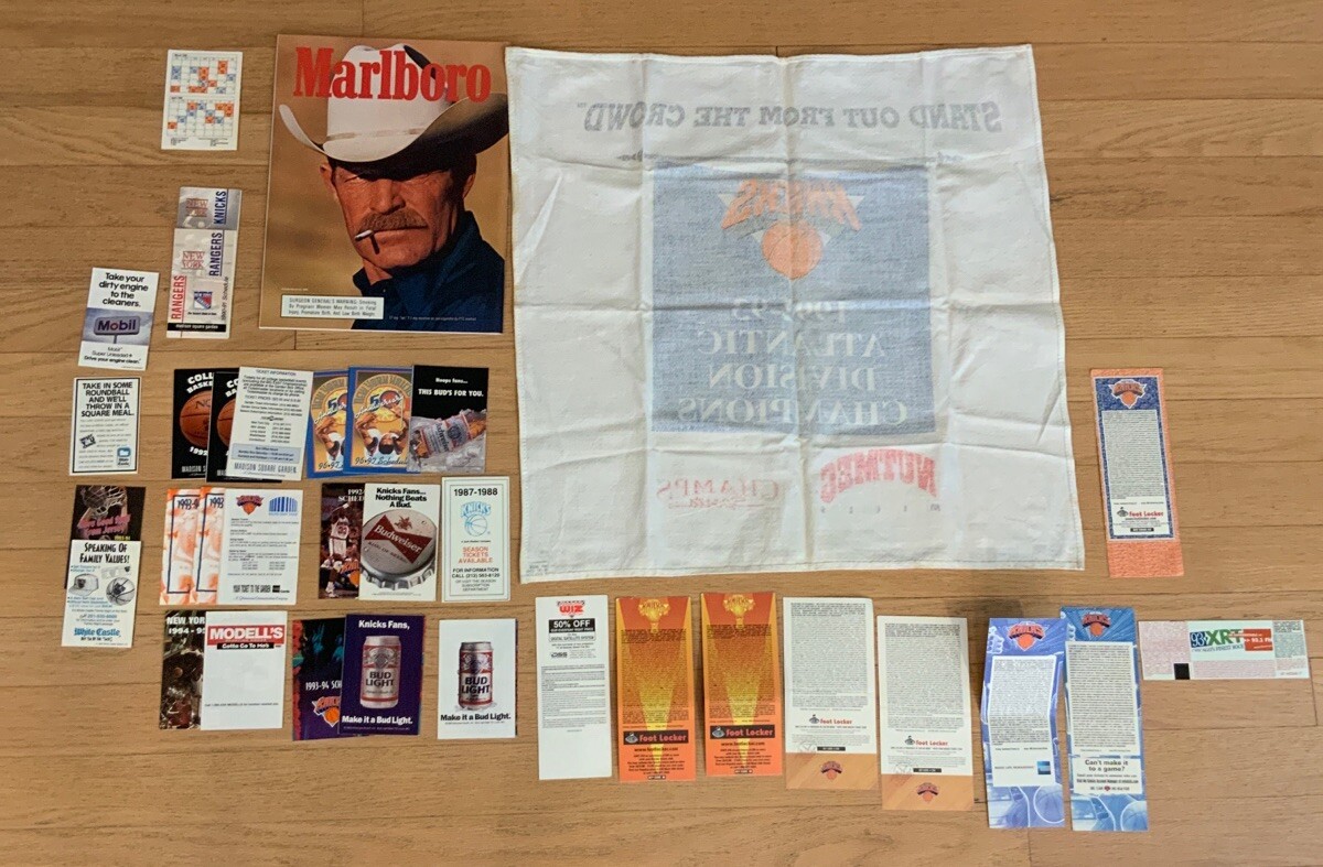 New York Knicks - Knickerbocker Illustrated - Ticket Stubs - Rally ...